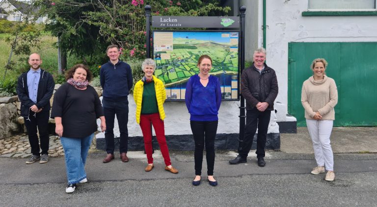 Heritage Interpretative Panel Unveiled in Lacken - Wicklow Uplands