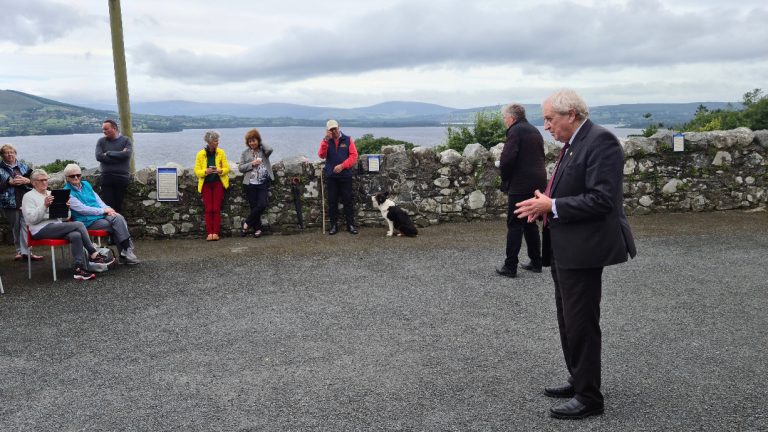 Heritage Interpretative Panel Unveiled in Lacken - Wicklow Uplands